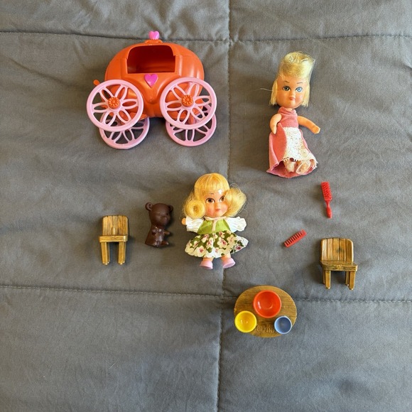 Hasbro | Toys | Vtg 967 Storykins Little Kiddles Dolls Cinderella ...
